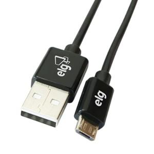 Cabo USB Micro USB, 1,8m, Preto, M518, ELG