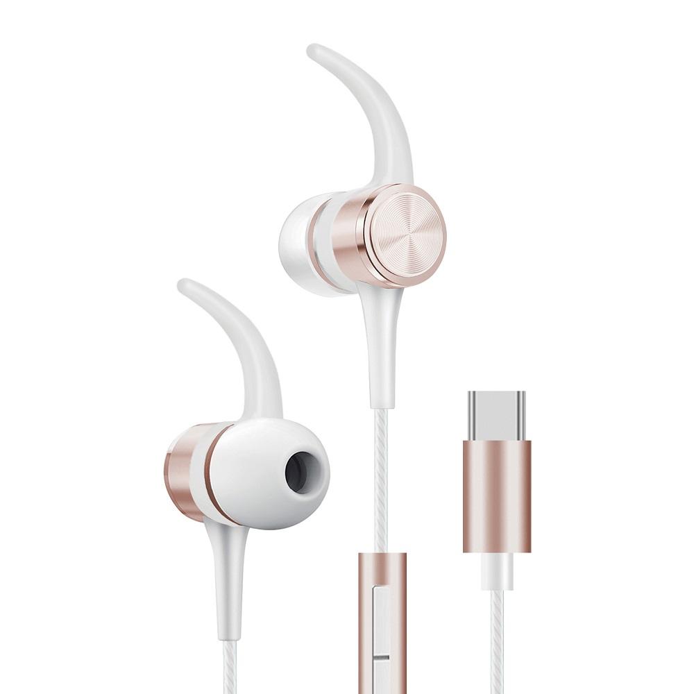 Fone Intra Flex Digital USB-C, ESFNURG, Rosa , GEONAV