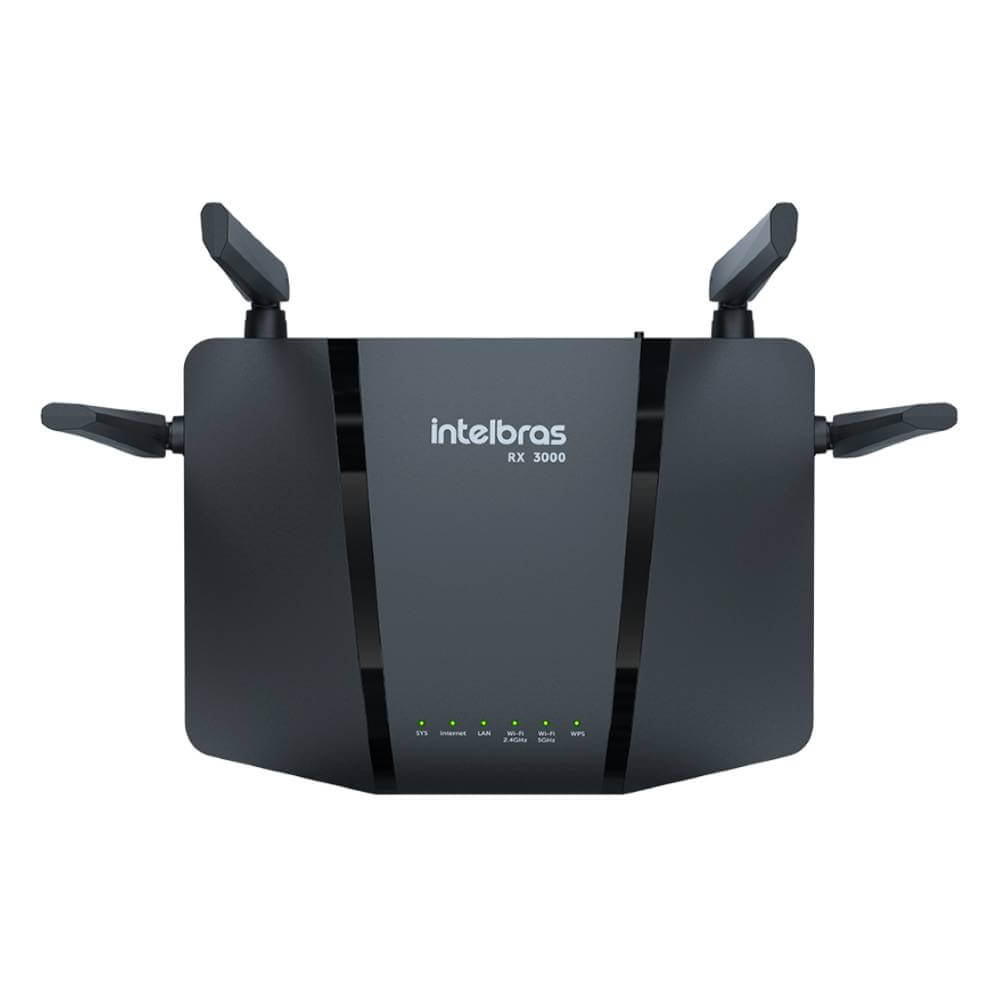 Roteador AX RX3000 Wi-Fi 6 AX 3000 Dual Band, 4750188, INTELBRAS