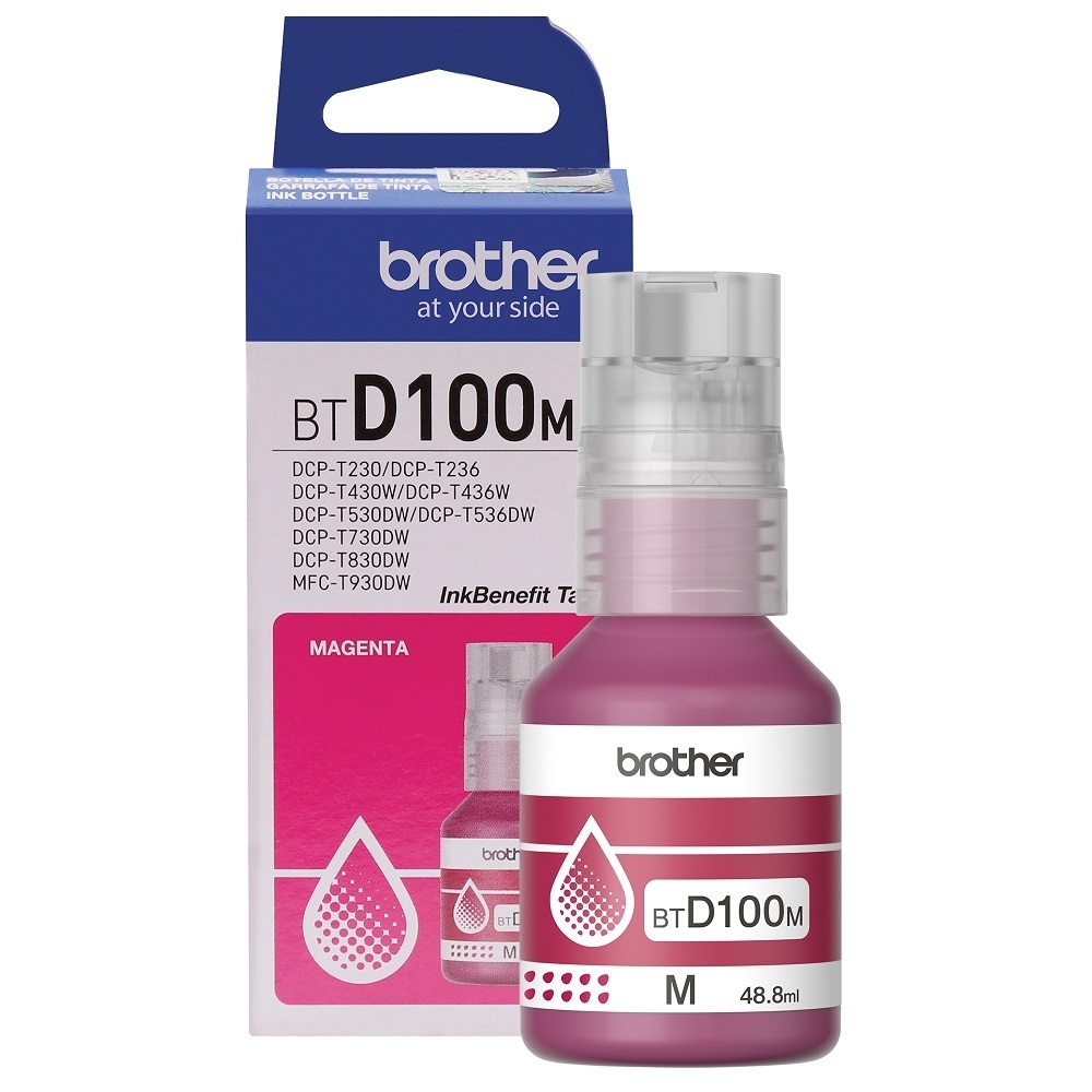 Refil de tinta Magenta BTD100M, BROTHER