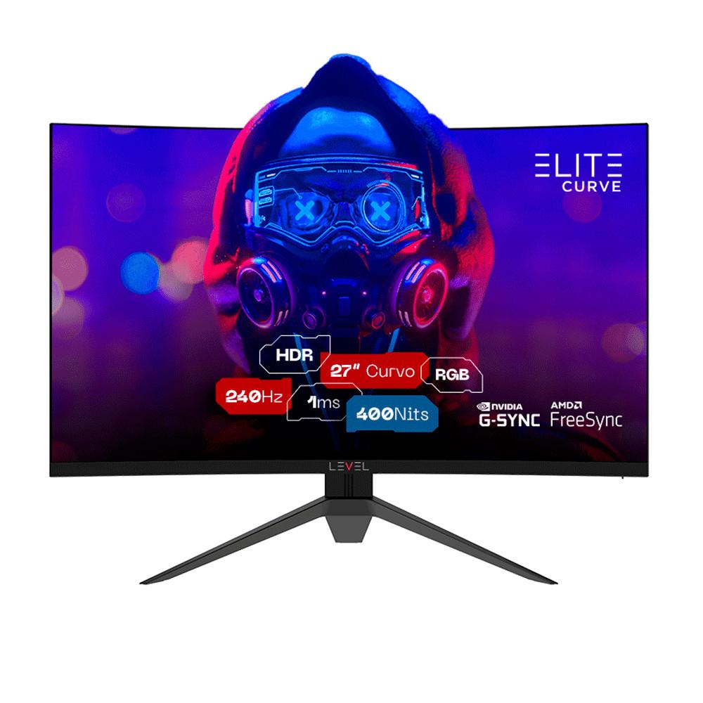 Monitor 27" Gamer Level Elite Curve L2717REC, Full HD, 240Hz, 1ms ...