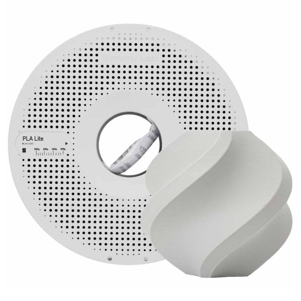 Filamento 1,75mm PLA Lite, 1kg, Cinza, para Impressora 3D, Com Carretel ...